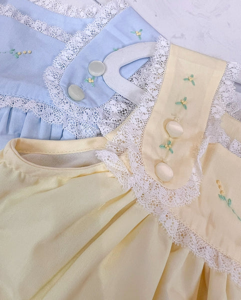 Pearl Dress- Maize – Blue Bonnet