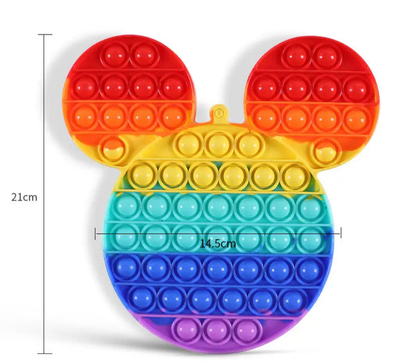 Large Mickey Mouse Fidget – Blue Bonnet